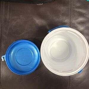 Tim Hortons | Kitchen | Tim Hortons Timbits Bucket Blue And White ...
